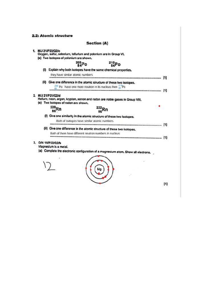 Atomic Structure | PDF