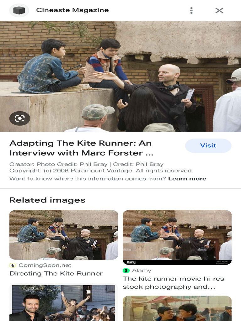 The Kite Runner Story - Google Search | PDF