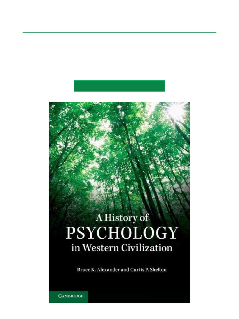 History of Psychology in Civilization | PDF | Psychology | Science
