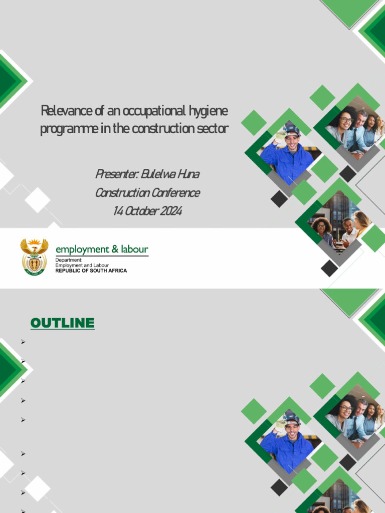 Relevance of Occupational Hygiene Programme in The Construction Sector ...