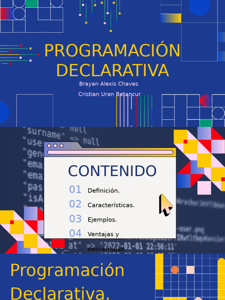 Programación Declarativa. Brayan Chaves, Cristian Uran | PDF ...