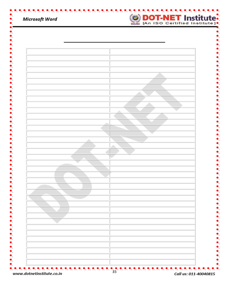 Complete Notes MS Word 2020 21 | PDF | Microsoft Word | Typography