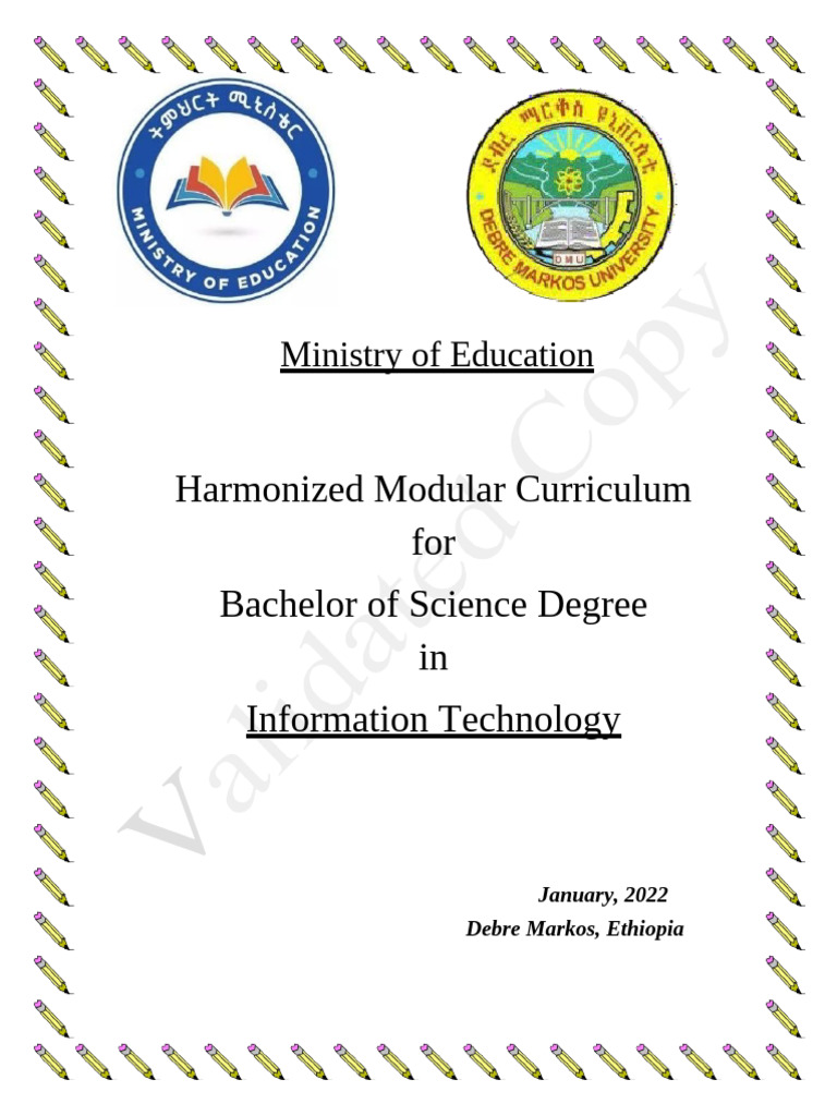 Information Technology Final BSC Curriculum-2022 (Final) | PDF ...
