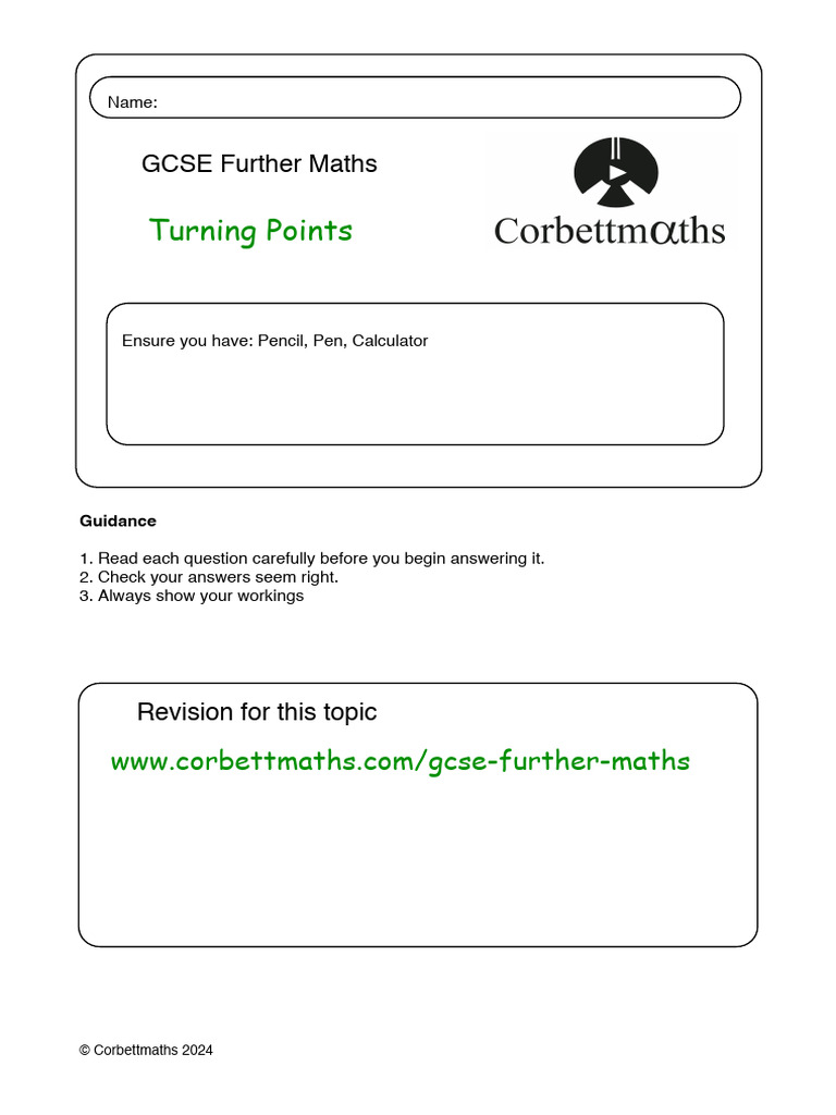 Turning Points | PDF