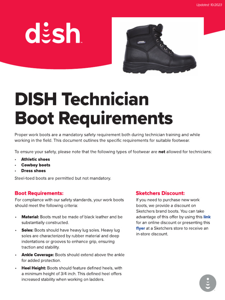 IHS Boot Requirements - Digital | PDF