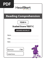 Year 4 Reading Comprehension Test Answers | PDF