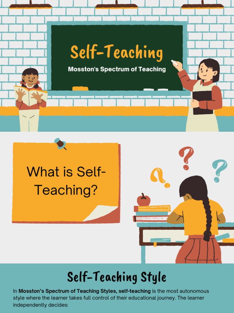 Mosston's Spectrum of Teaching Style Self-Teaching REPORT SIR LEROG ...