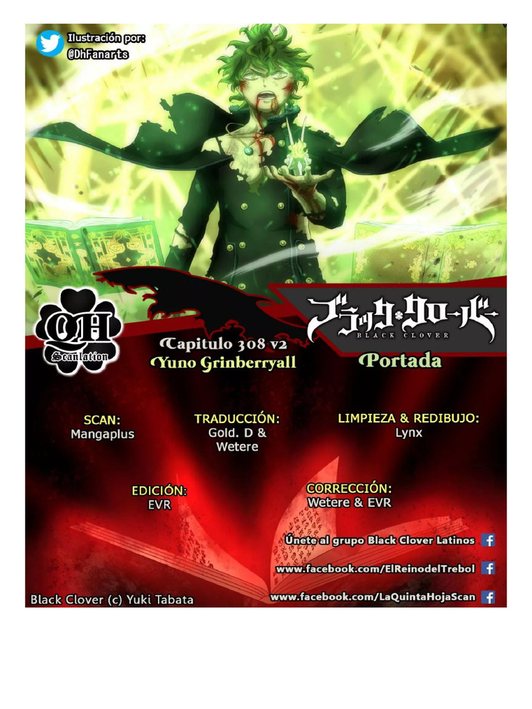 Black Clover Capítulo 308.00 Yuno Grinberryall | PDF