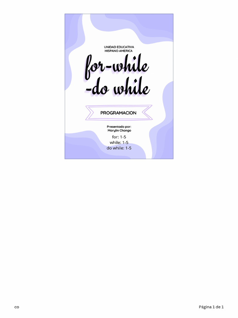 Portada de Programacion | PDF