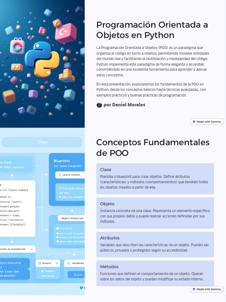 Programacion Orientada A Objetos en Python | PDF | Objeto (informática) | Programación orientada ...