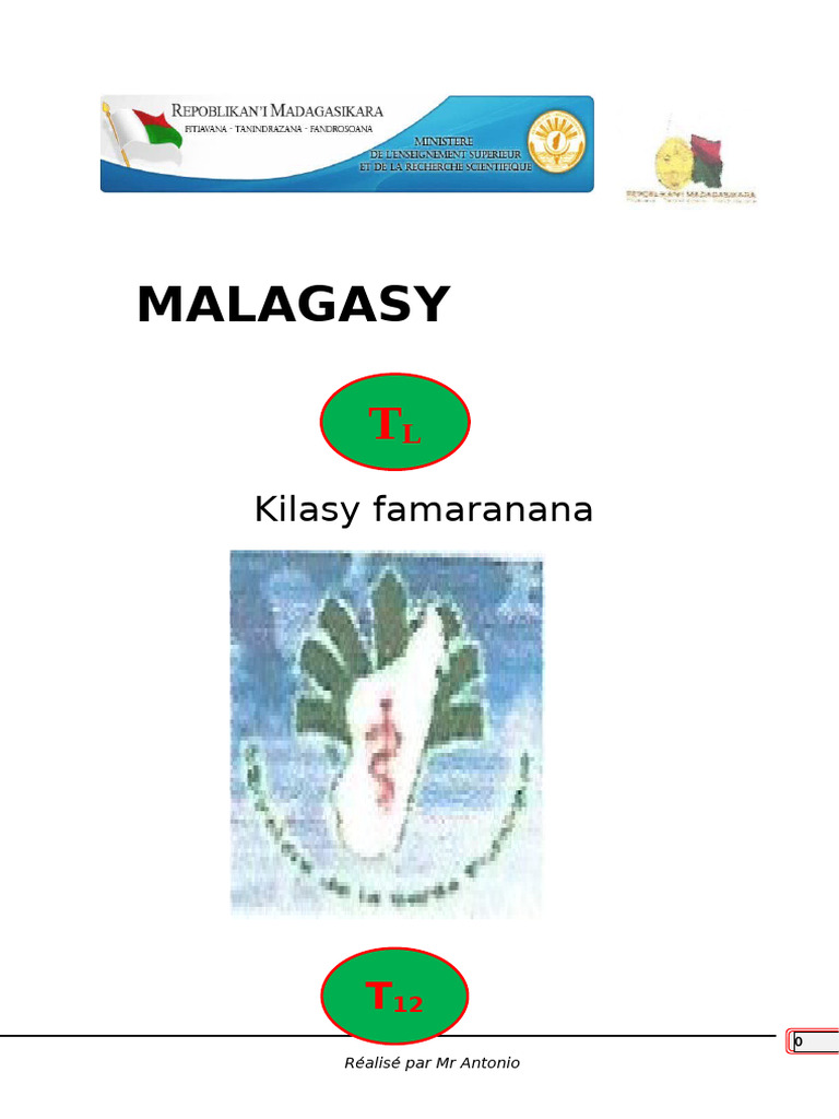 MALAGASY Kilasy T12-2 | PDF