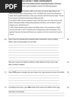Term 4 Grade 7 History Notes 1 | PDF