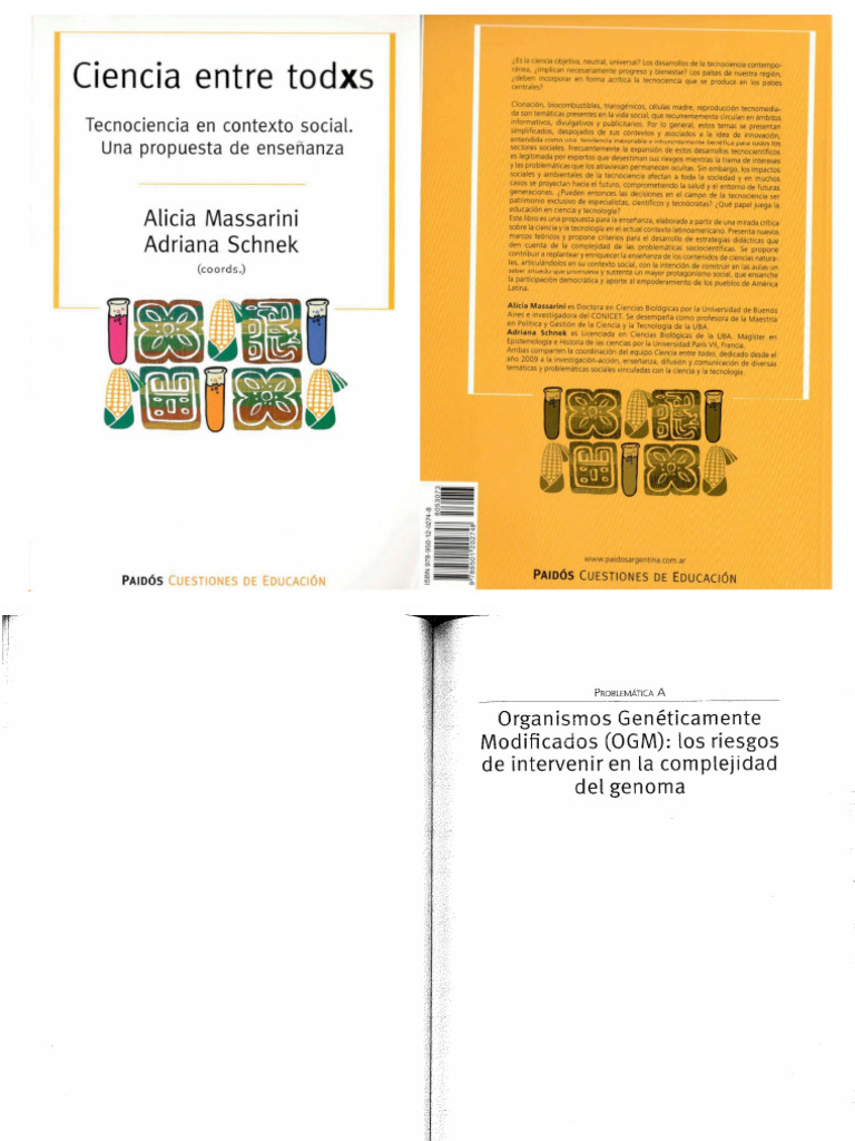 Massarini y Schnek 2015 Ciencia Entre Todxs Cap OGM | PDF