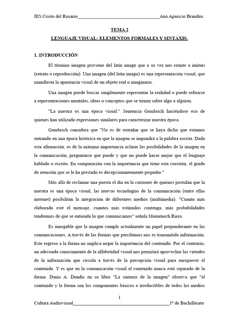Elementos del Lenguaje Visual en Comunicación | PDF | Color | Comunicación