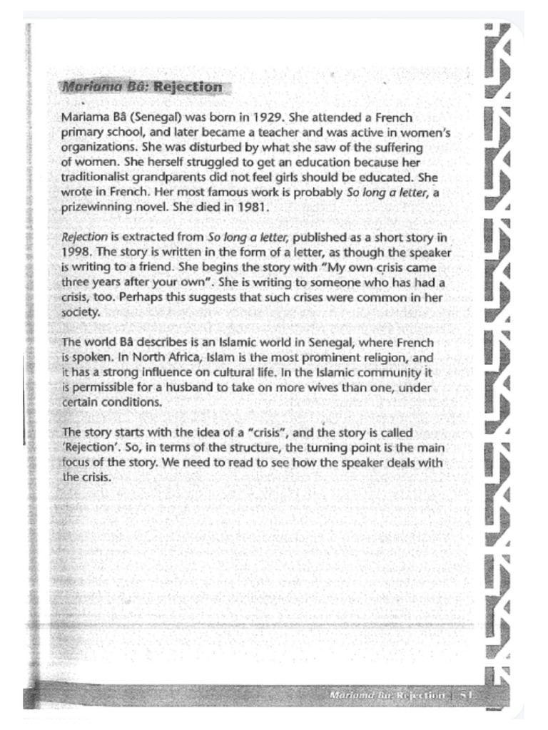 Rejection Short Story | PDF