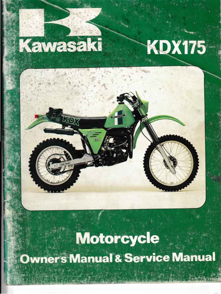 1981 KDX 175 | PDF | Clutch | Horsepower
