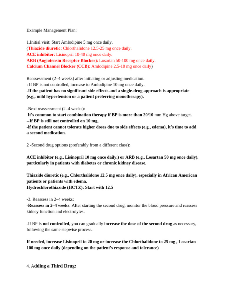 Hypertension Management Part 1 | PDF | Medical Specialties | Drugs