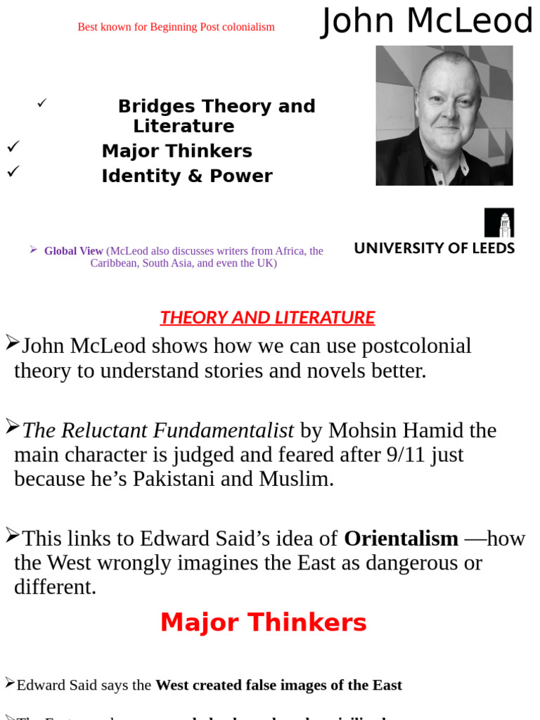 John McLeod Ana Ali | PDF