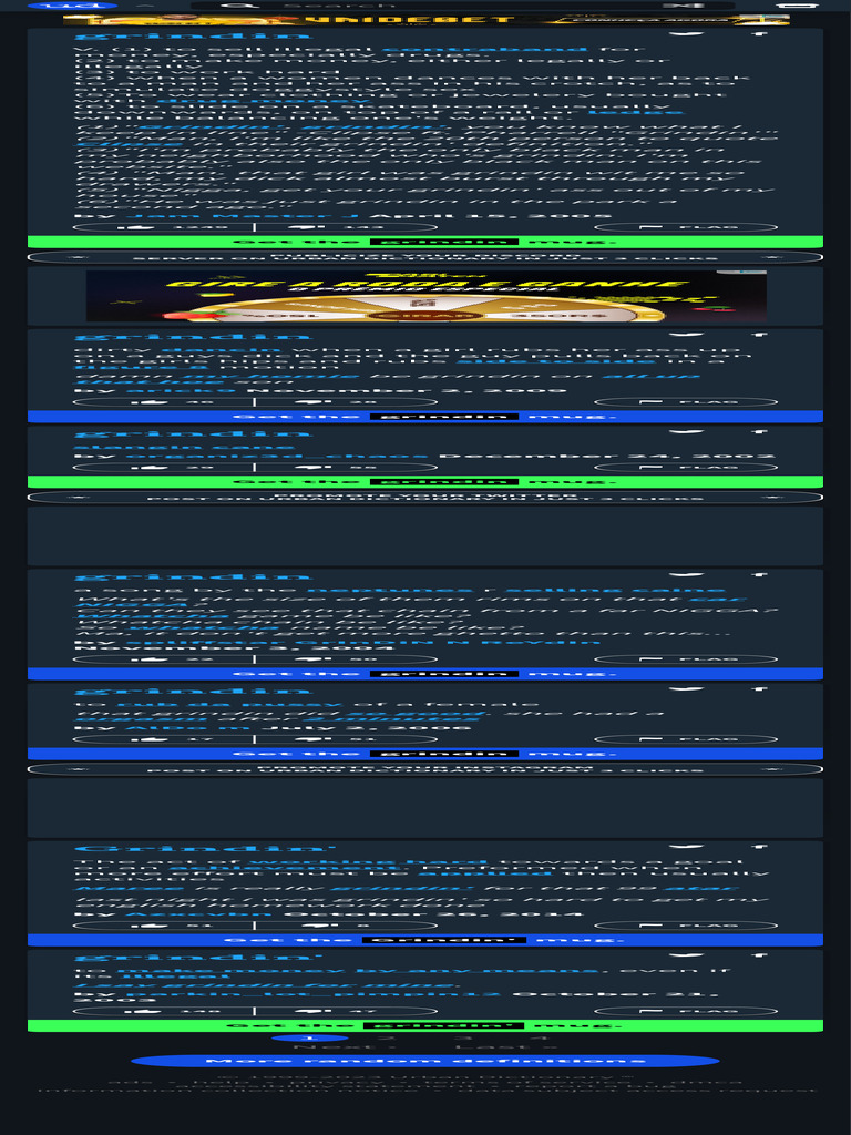 Urban Dictionary Grindin | PDF