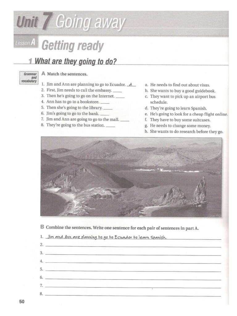 GUÍA RESUMEN UNIT 7 GOING AWAY (3) (1) | PDF