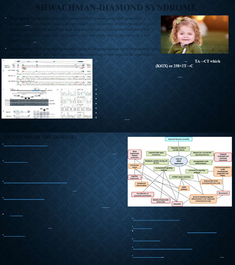 shwachman-diamond syndrome | PDF | Medical Specialties | Diseases And ...