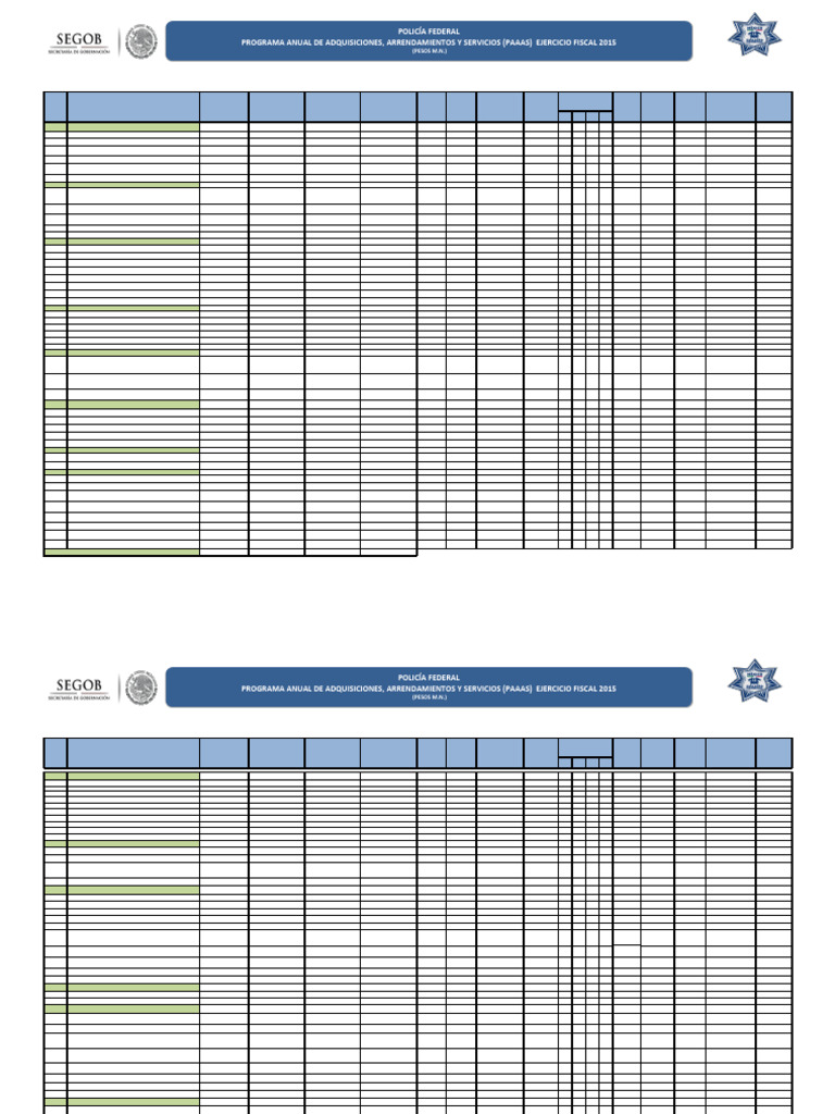 Rgano Administrativo Desconcentrado Polic A Federal | PDF | Presupuesto