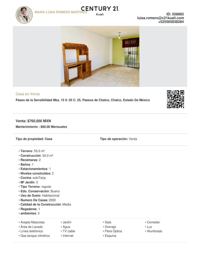 Paseo de La Sensibilidad C. 25 Paseos de Chalco | PDF