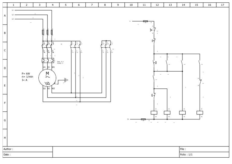 Diagrama estrela triangulo | PDF