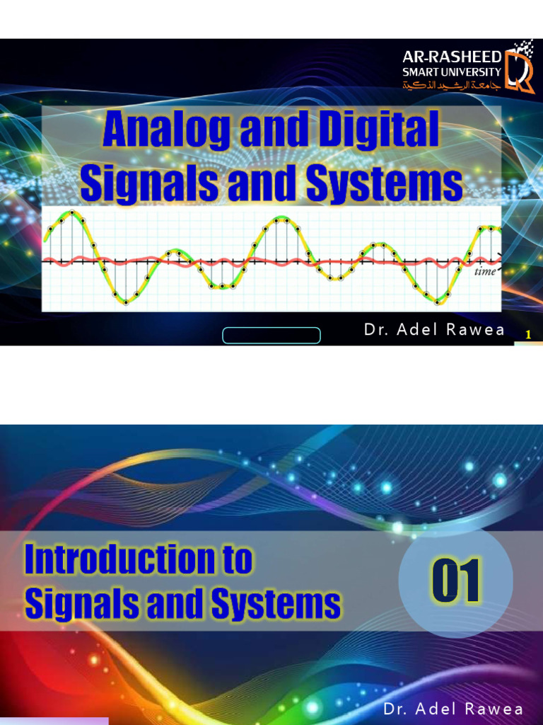 Chapter - 1 - Signals and Systems | PDF | Fourier Analysis | Laplace Transform