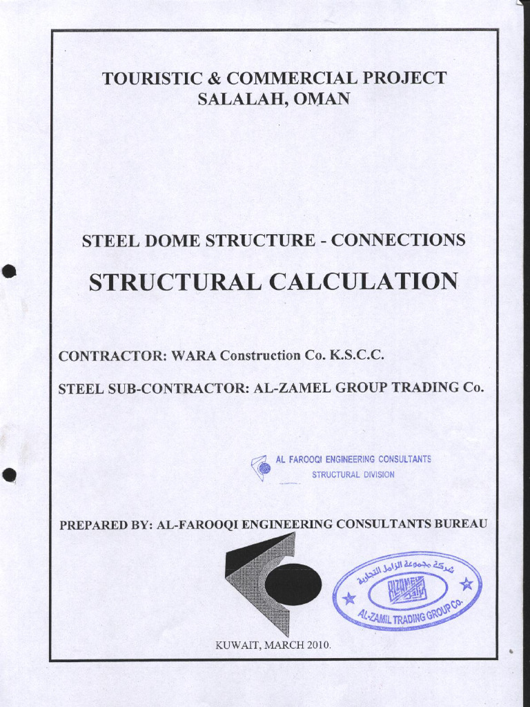 Connection Manual Calc. | PDF