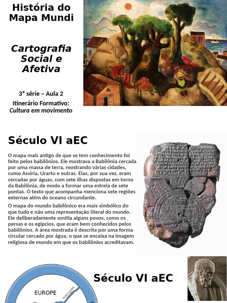 Evolução da Cartografia ao Longo dos Séculos | PDF