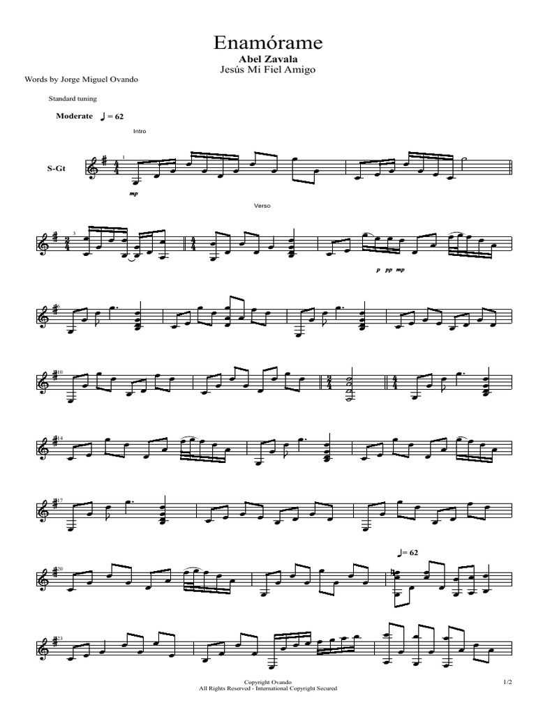 Abel Zavala - Enamorame | PDF
