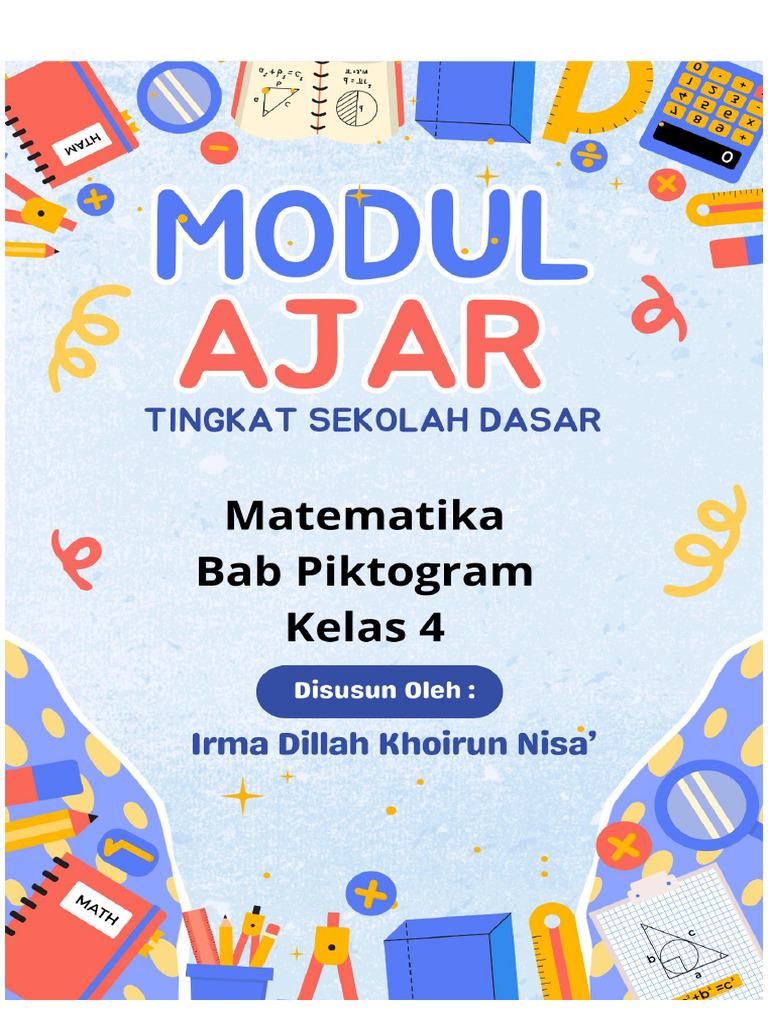Siklus 3 Modul Ajar Matematika Kelas 4 Bab Piktogram | PDF