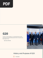 Class 12 Economics Project G20 | PDF | International Relations | Economies