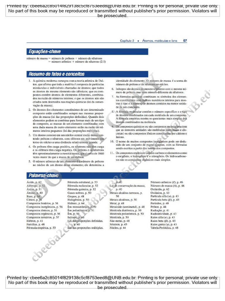 Exercícios Chang - Química - Cap2 | PDF