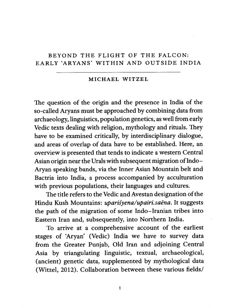 Witze Lo Nearly Aryans | PDF