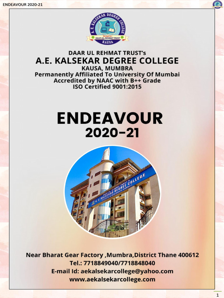 College Magazine 2020-21 | PDF | Knowledge | Educational Technology