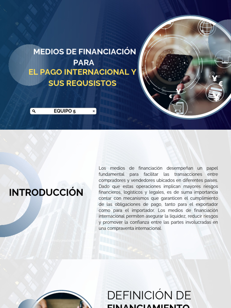 Formas de Financiamiento | PDF | Bancos | Exportaciones