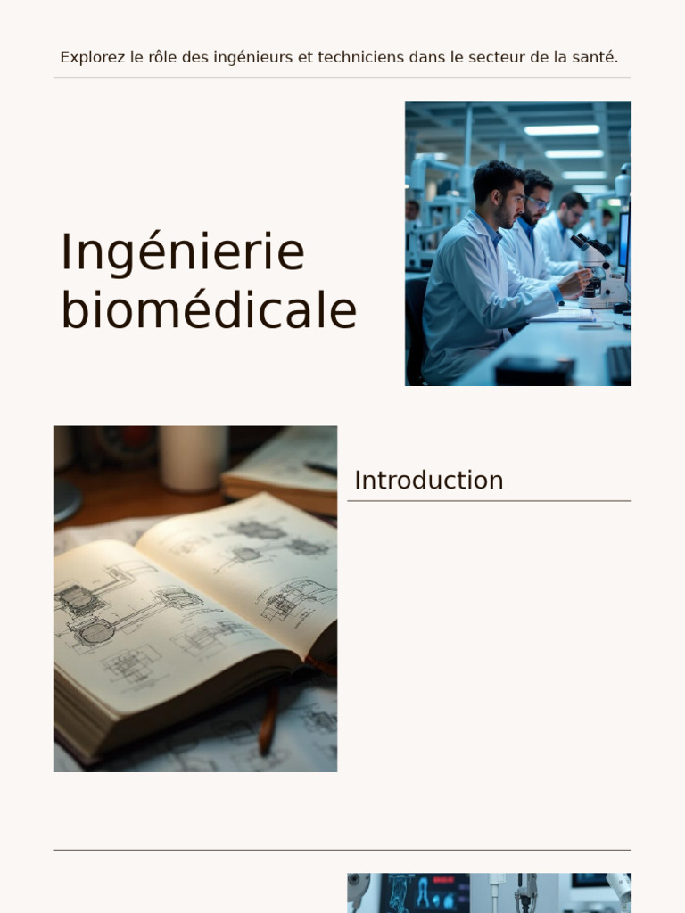 Ingénierie Biomédicale | PDF | Génie biomédical | Ingénieur