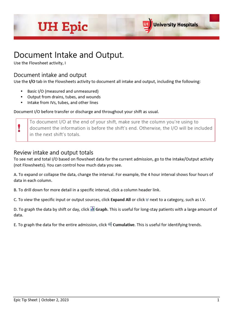 UHT Document Intake and Output | PDF