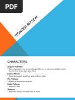 Wonder Novel Study Guide | PDF | Laughter | Feeling