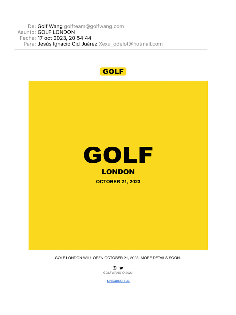Golf London | PDF