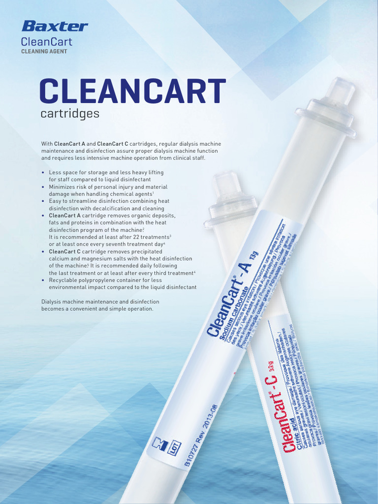 CleanCart A & C: Dialysis Disinfection Solutions | PDF | Magnesium | Sodium