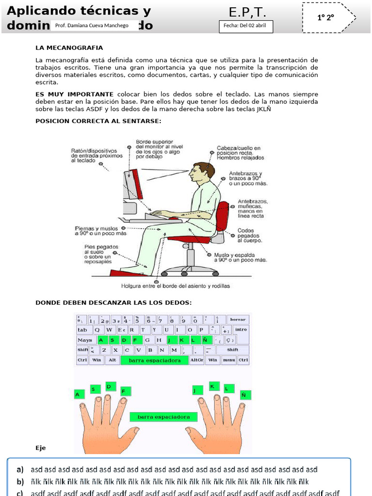 La Mecanografia | PDF