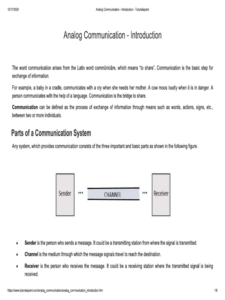 1communication - Introduction1 | PDF