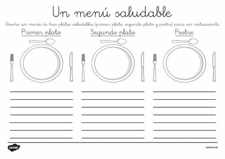 ES2-T-005-Ficha-Disena-un-menu-saludable | PDF