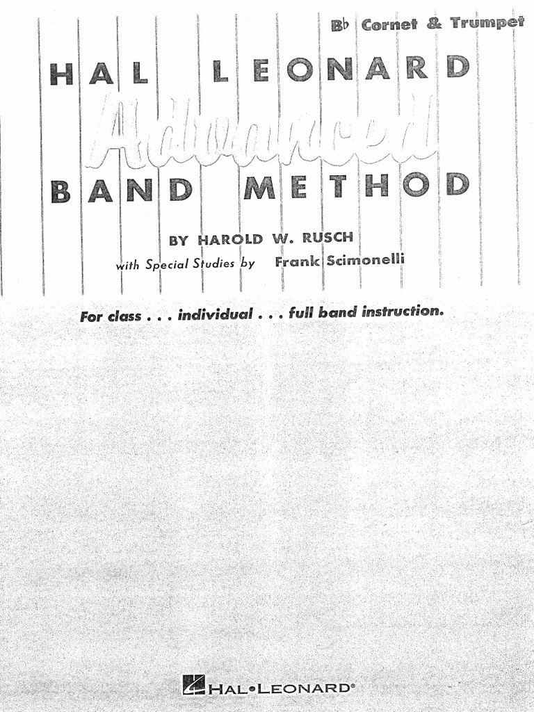 09 - Advanced Band Method - Trompete | PDF