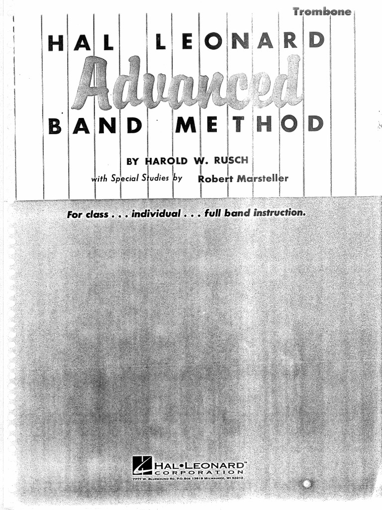 10 - Advanced Band Method - Trombone | PDF