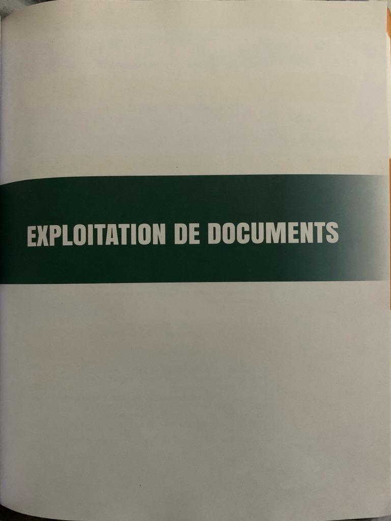 Correction Des Exercices 1 À 15 Pour L'exploitation de Documents | PDF