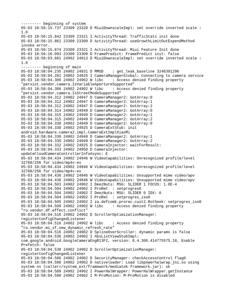Log Cat 1746316684193 | PDF | Computing | Computer Programming